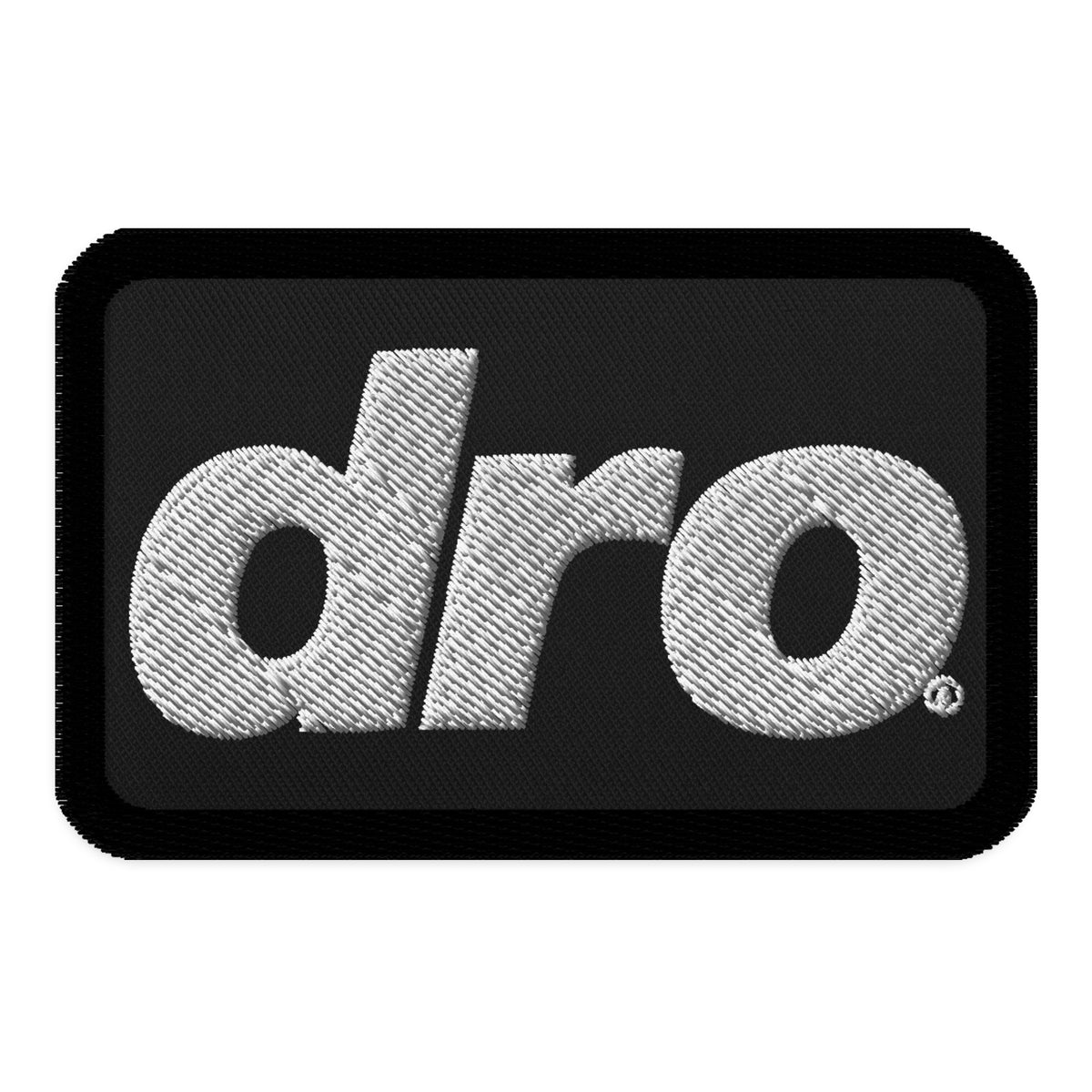 DRO Logo Embroidered Patch DRO Logo Embroidered Patch