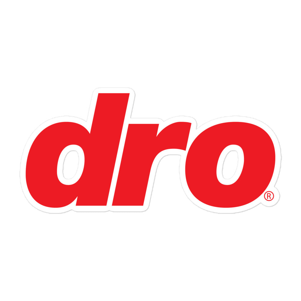 Red Logo Sticker – DRO
